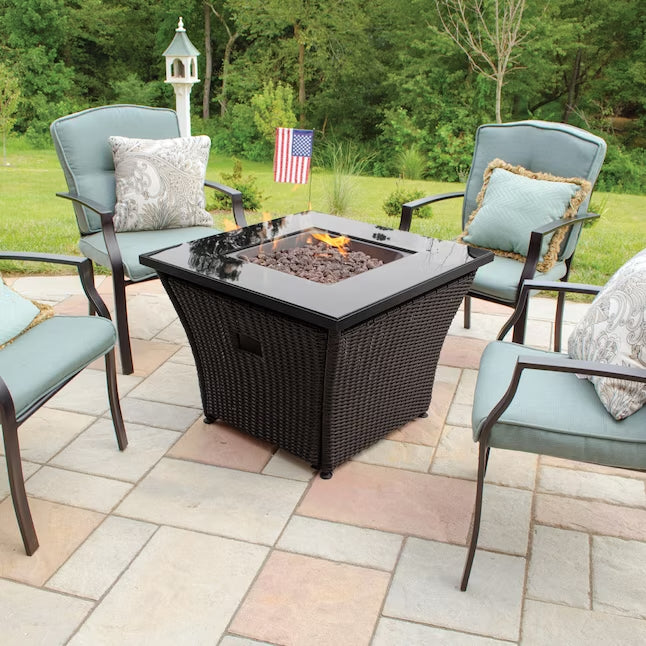 Outdoor Furniture Fire Pit Blue Rhino 32" 50000-BTU Propane – store ...